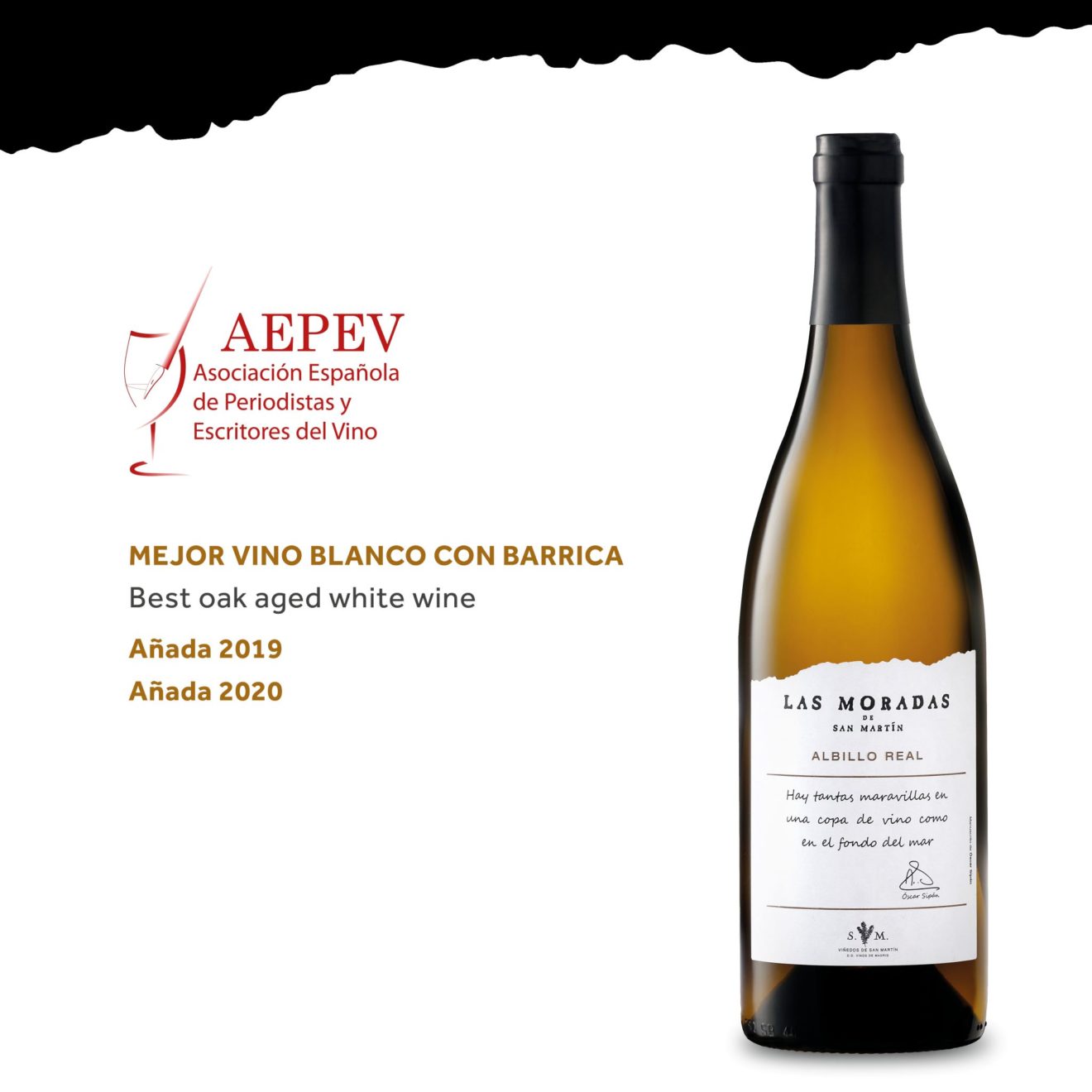 ALBILLO REAL 2020 MEJOR VINO BLANCO EN BARRICA DE ESPAÑA - SolWines